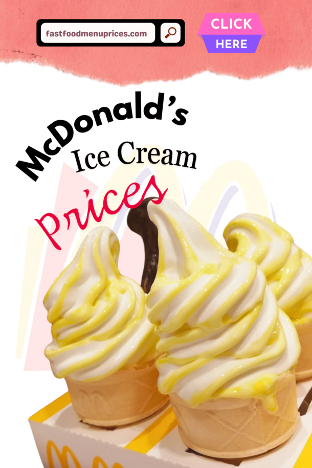How Much Is McDonald’s Ice Cream? - Fast Food Menu Prices