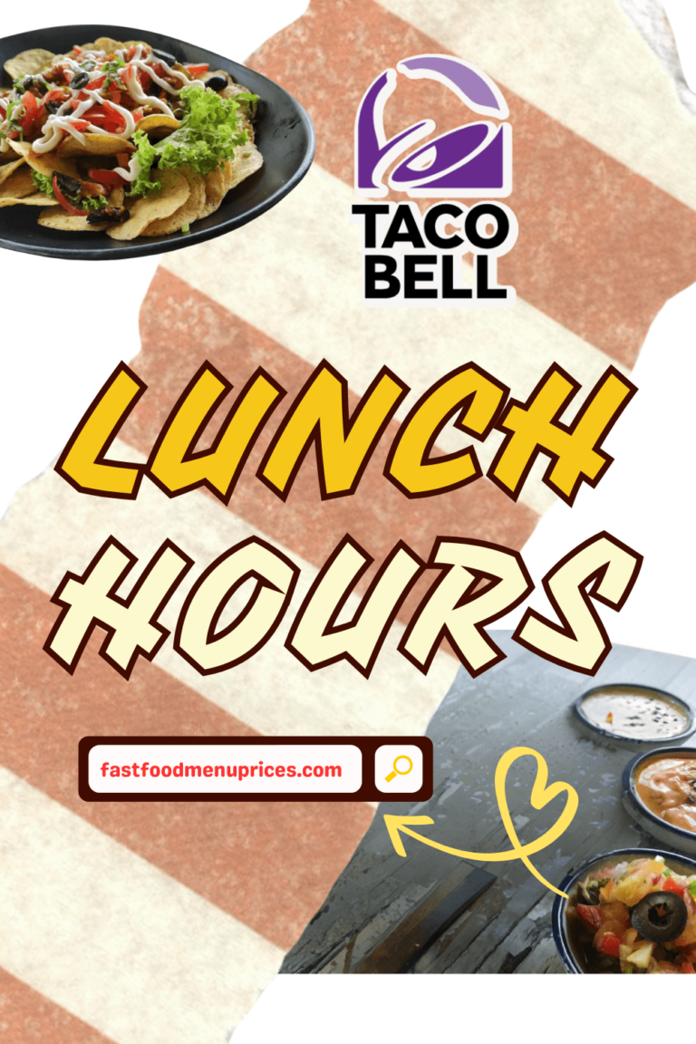 What Time Does Lunch Start At Taco Bell